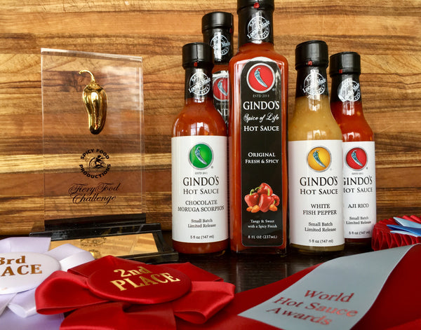 Gindo's Latest Awards | Hot Sauce | Gindo's - Gindos