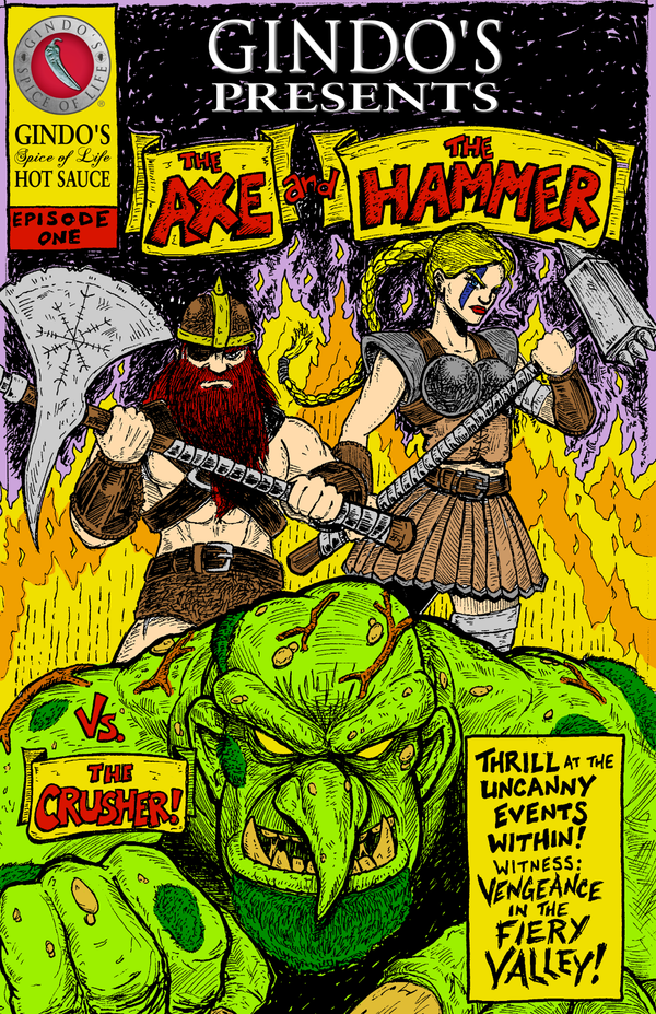 Gindo's Comic Book Episode One | Vengeance in the Fiery Valley - Gindos