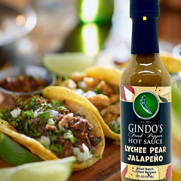 Lychee Pear Jalapeno Hot Sauce - Gindos