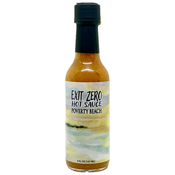 Poverty Beach | Yellow Sweet and Spicy | Exit Zero Hot Sauce - Gindos