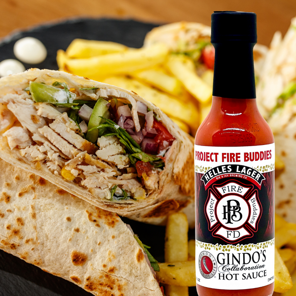 Project Fire Buddies Nik & Ivy Helles Lager Collaboration Hot Sauce ...